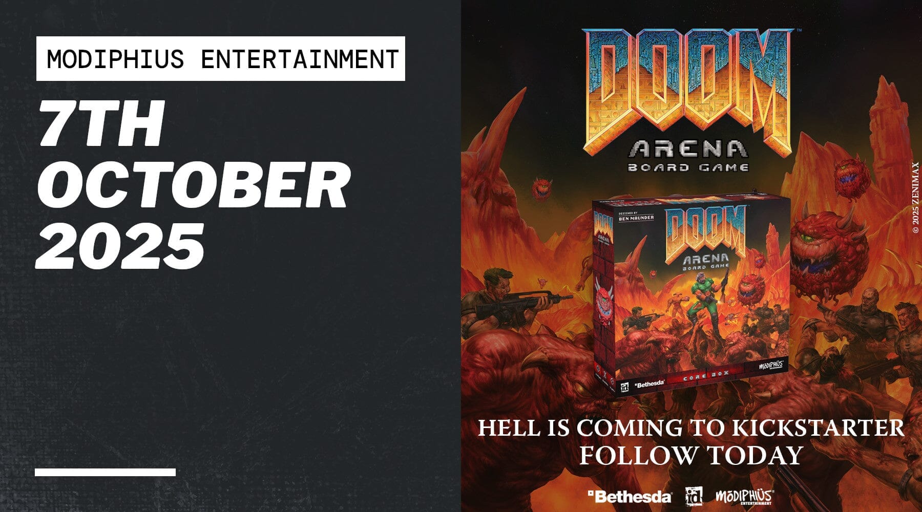 DOOM™ | Arena Board Game to launch on Kickstarter in three weeks ...