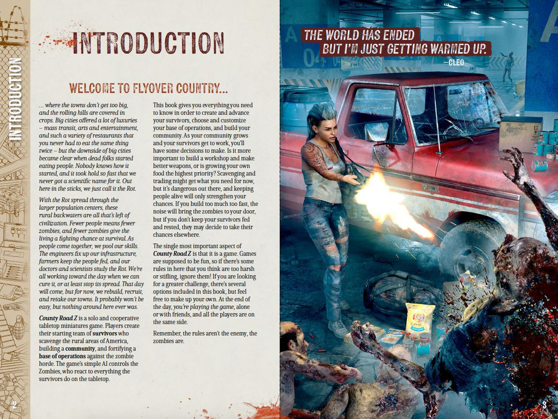 County Road Z Core Rulebook – Modiphius Entertainment