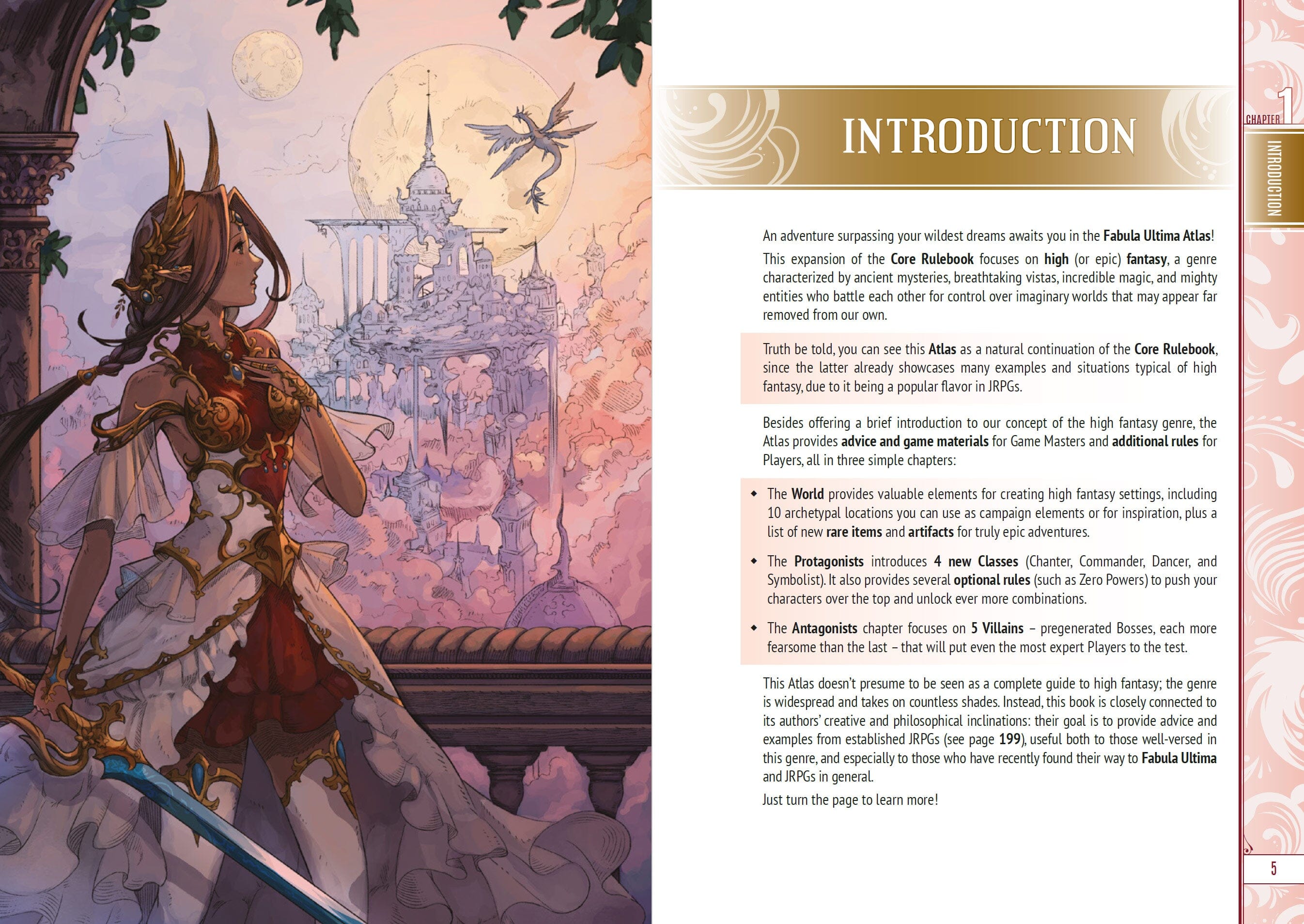 Fabula Ultima Atlas: High Fantasy – Modiphius Entertainment