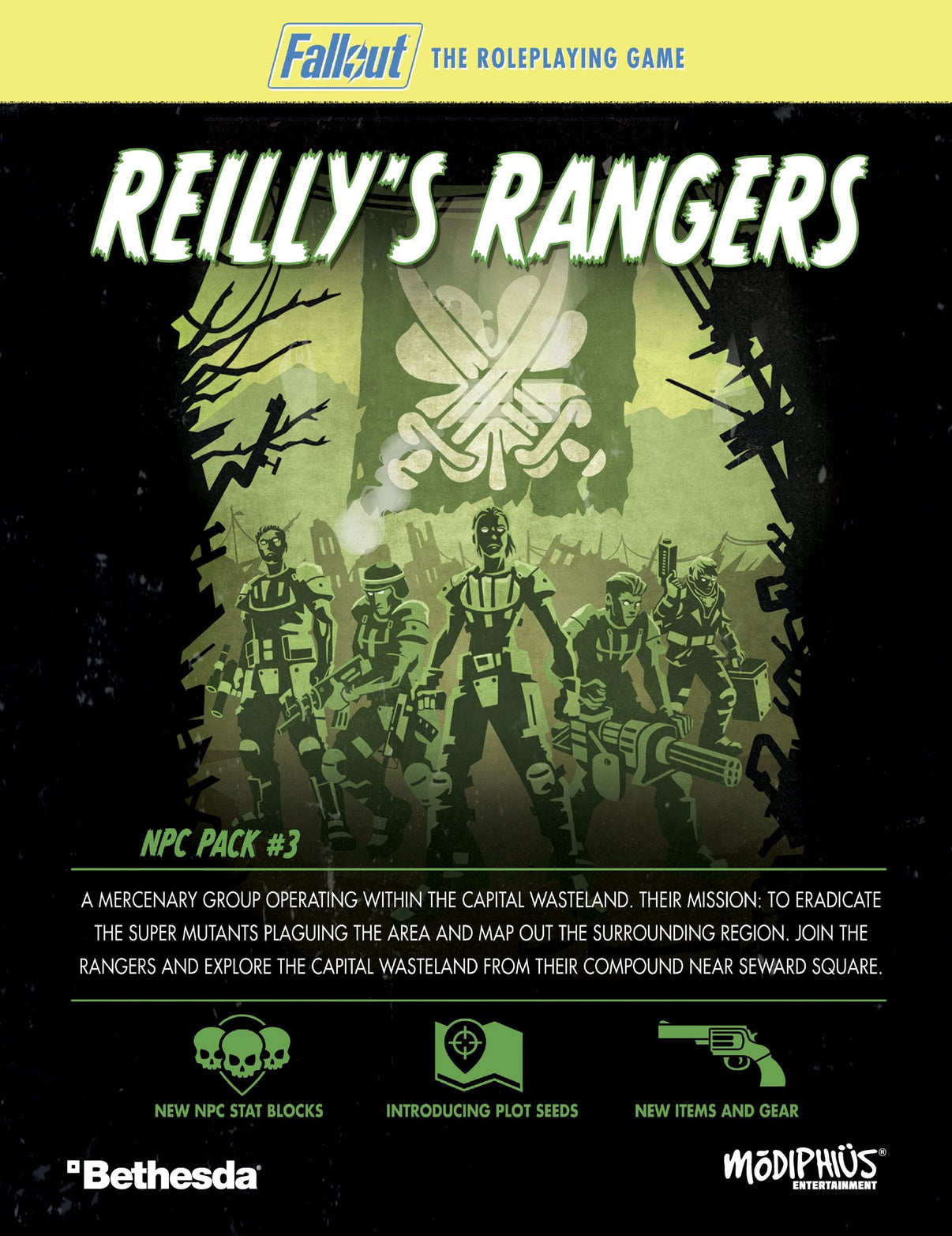 Fallout 2d20: NPC Pack 3 - Reilly's Rangers (PDF) – Modiphius Entertainment