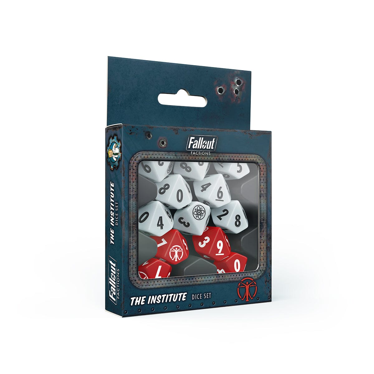Fallout: Factions - Dice Set: The Institute – Modiphius Entertainment
