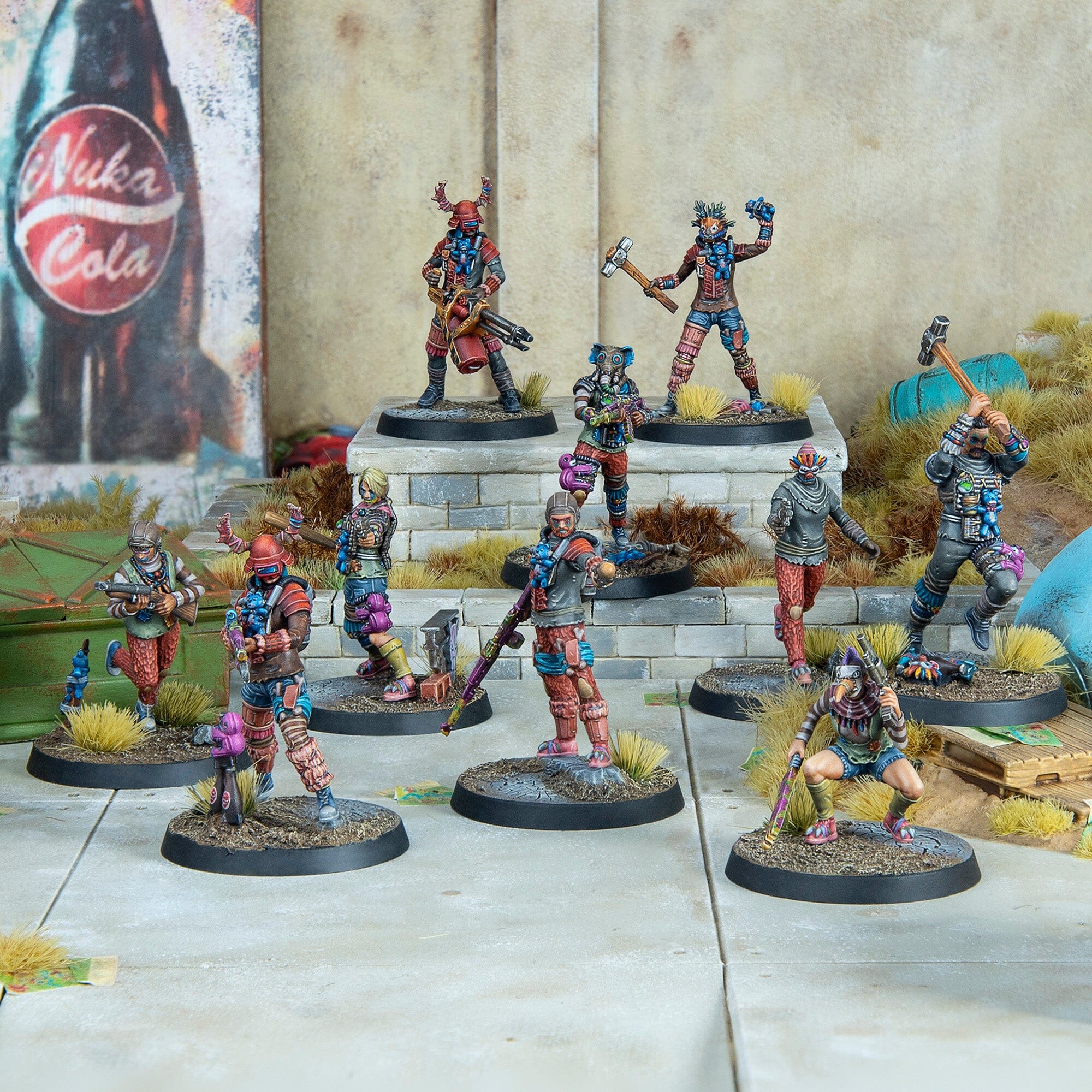 Fallout: Miniatures - Raiders: The Pack – Modiphius Entertainment