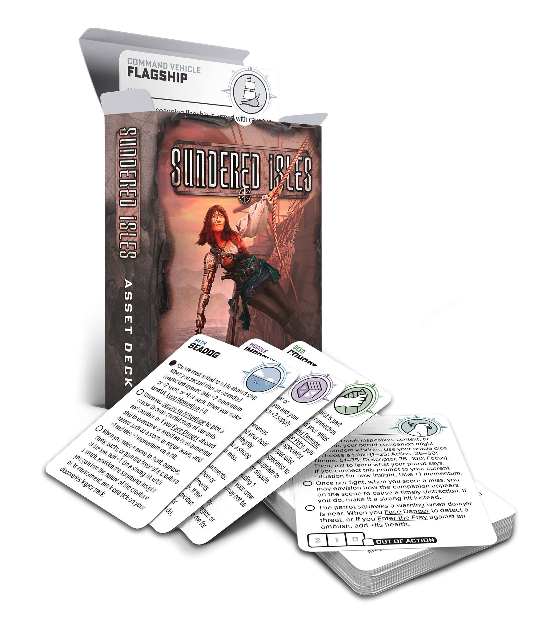 Ironsworn: Starforged - Sundered Isles - Asset Deck – Modiphius ...