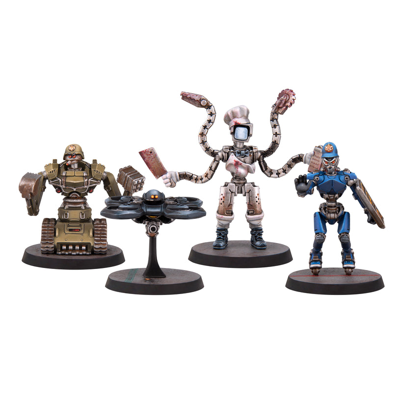 Paranoia Miniatures: Utility Bots – Modiphius Entertainment