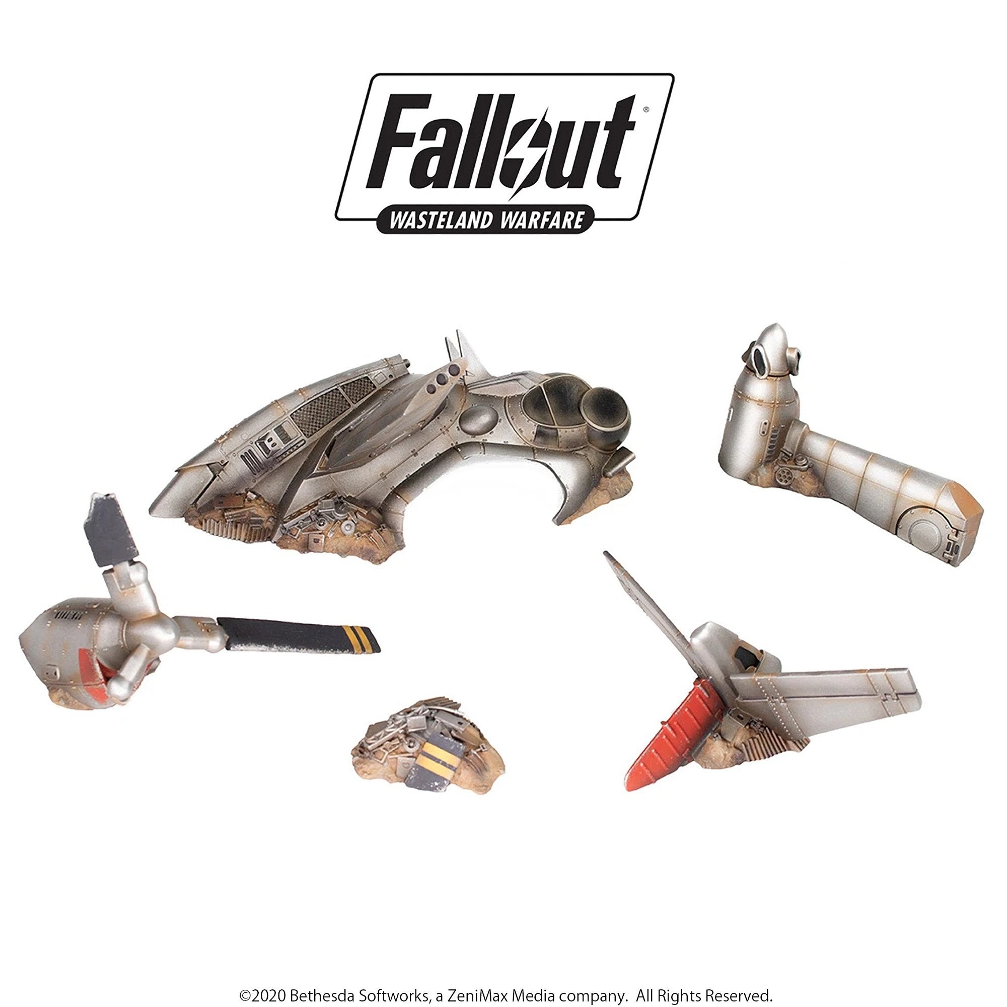 Fallout: Wasteland Warfare – Crashed Vertibird – Modiphius Entertainment