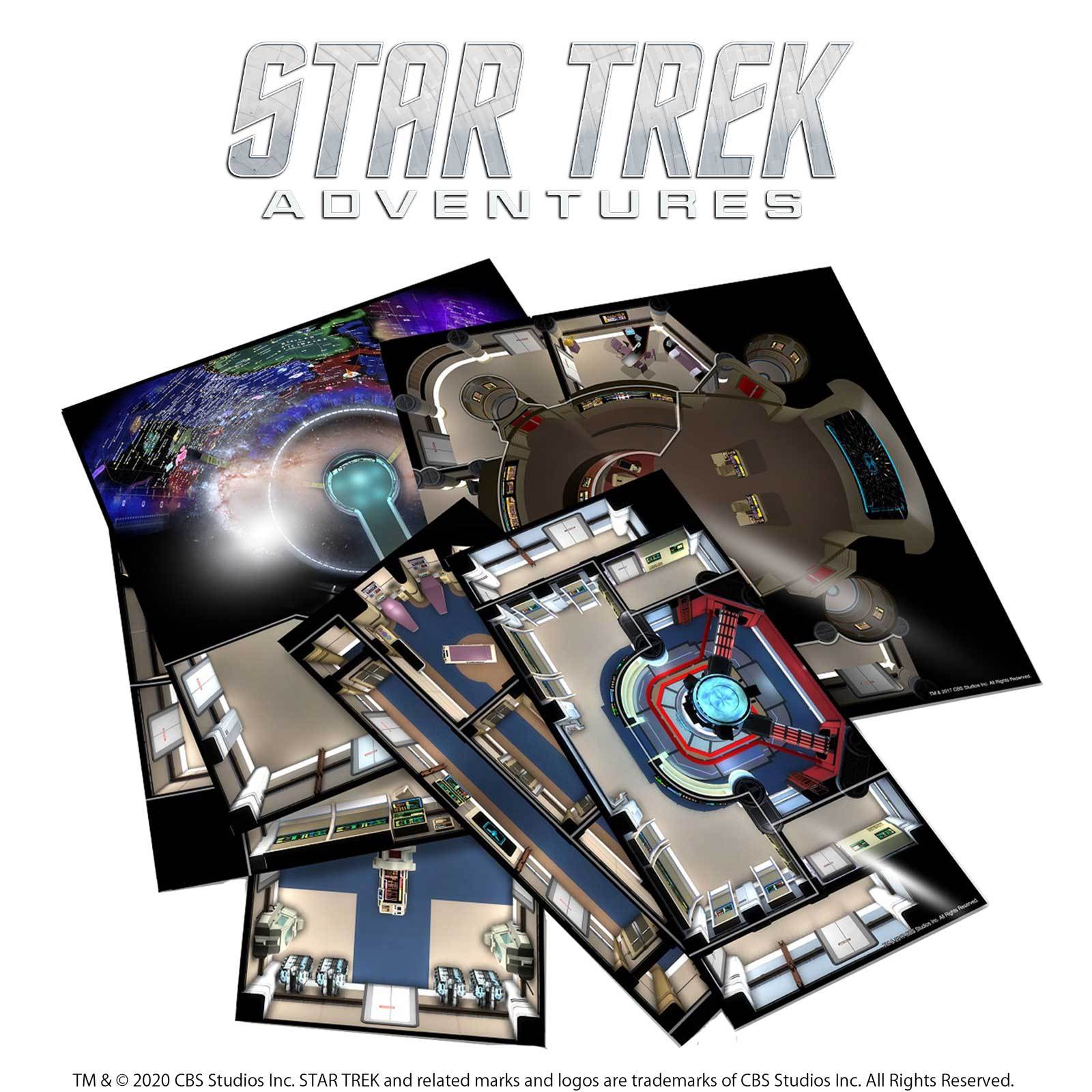 Star Trek Adventures Game: The Next Generation Starfleet Deck Tiles ...