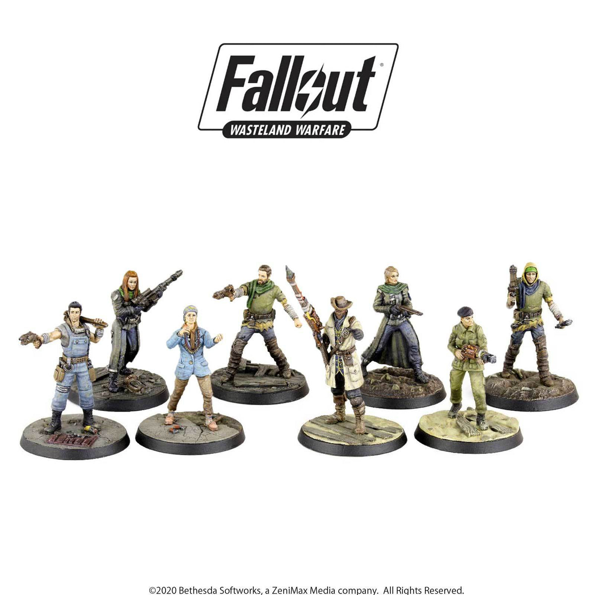 Wasteland Warfare Institute Core Box Resin Figures Fallout: Wasteland ...