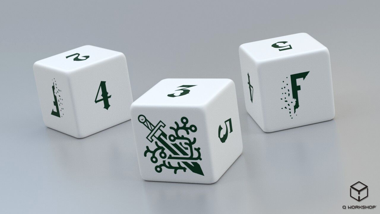 Fragged Kingdom 3d6 Dice Set – Modiphius Entertainment
