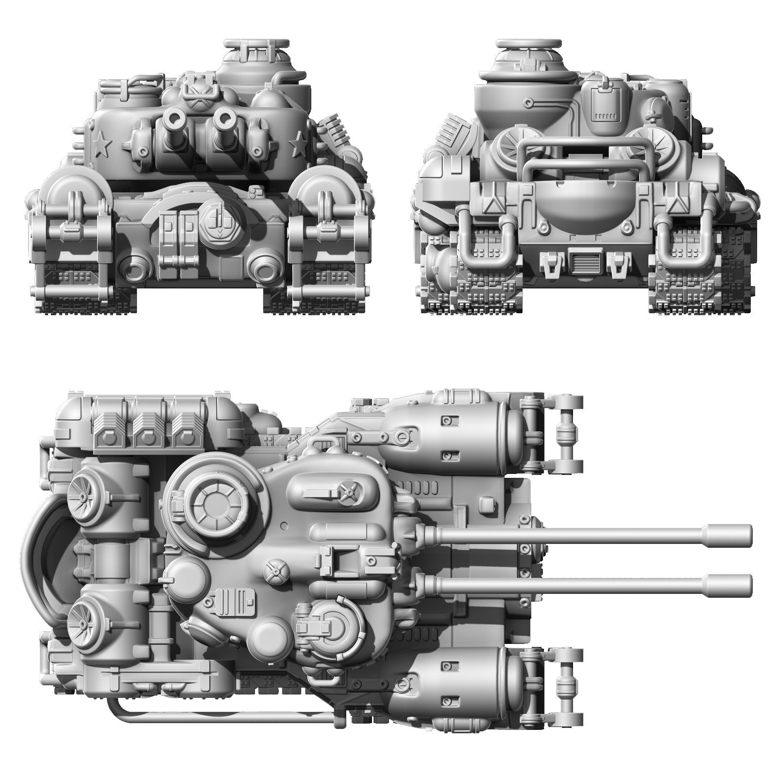 Fallout: Wasteland Warfare – Print at Home - Tank STL – Modiphius ...