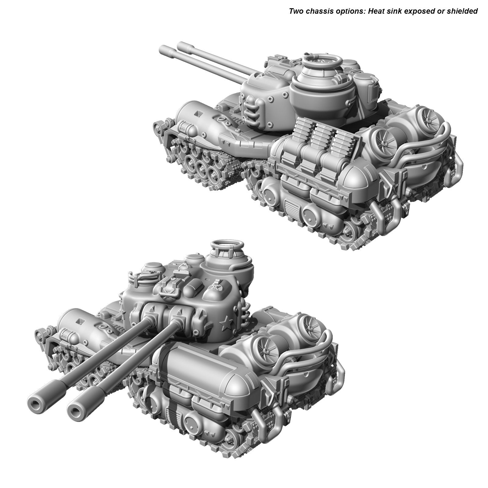 Fallout: Wasteland Warfare – Print at Home - Tank STL – Modiphius ...