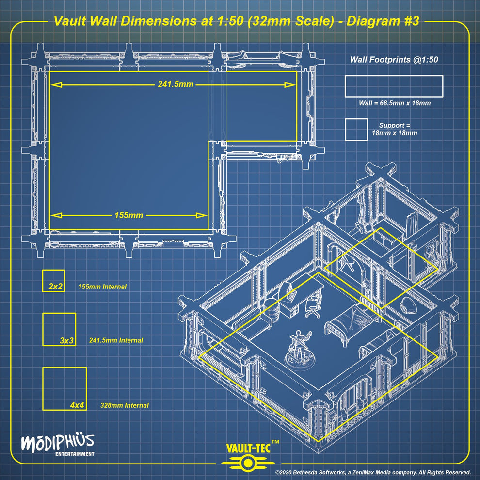 Fallout: Wasteland Warfare - Print at Home - Vault Design Starter Pack ...