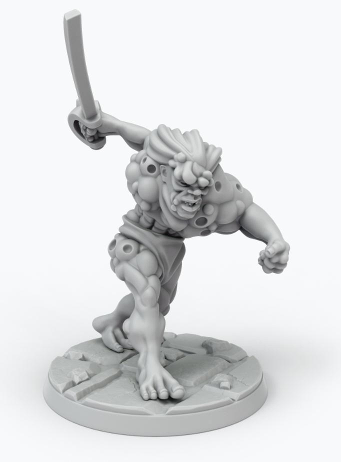 John Carter Miniatures: Synthetic Man Miniature 2 (ALTERNATE POSE)