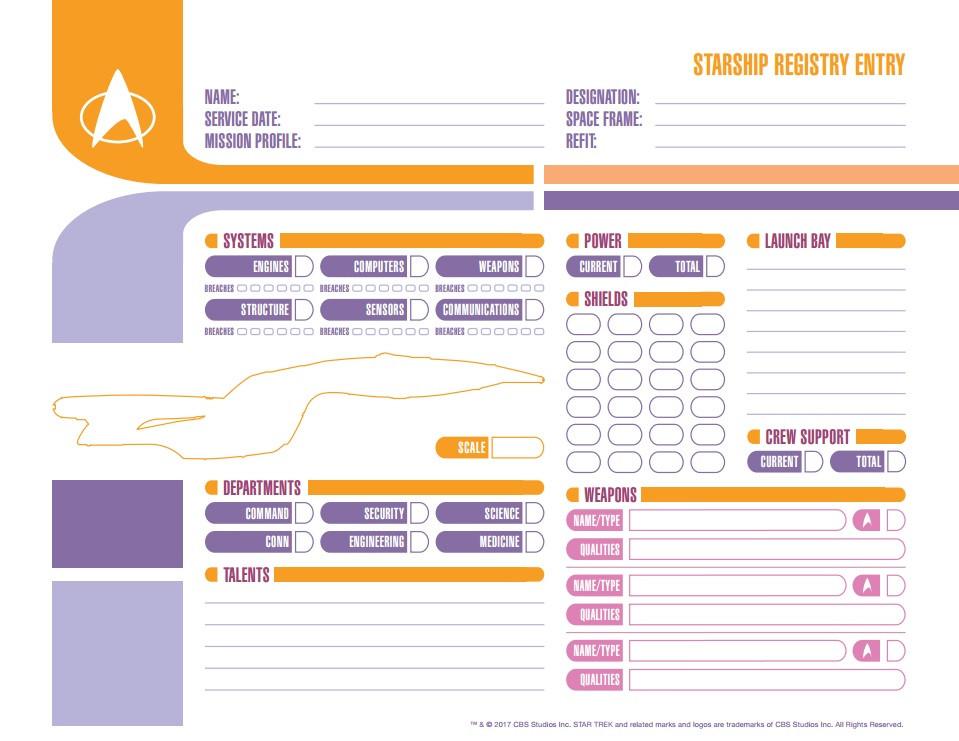 Star Trek Adventures: Print & PDF Core Collection Warp Factor 2