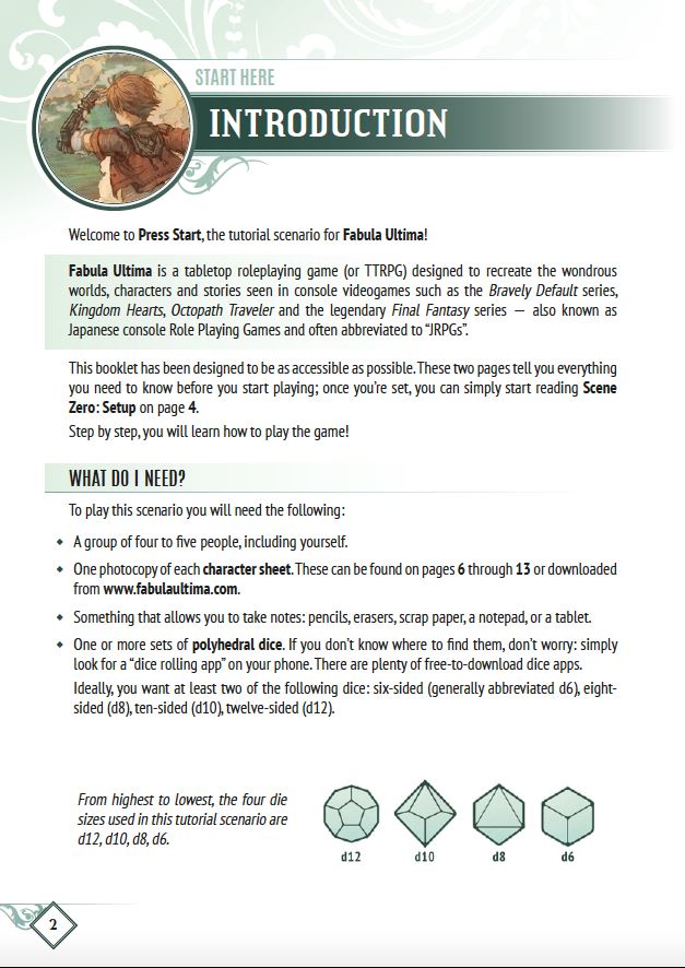 Fabula Ultima Press Start (PDF) – Modiphius Entertainment