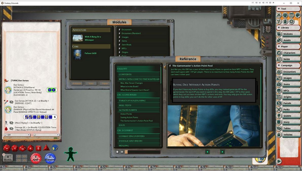 Fallout 2d20 Core Rulebook - Fantasy Grounds (VTT)