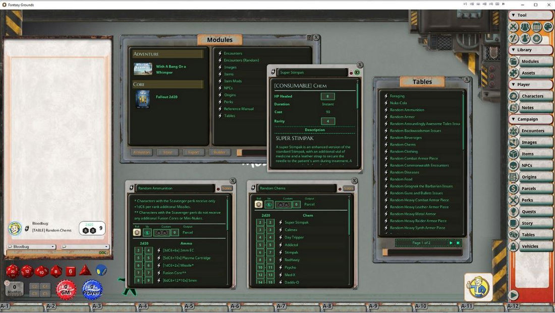 Fallout 2d20 Core Rulebook - Fantasy Grounds (VTT) – Modiphius ...