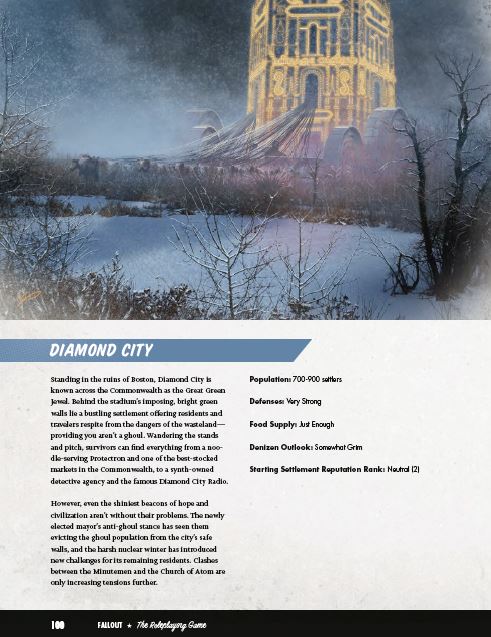 Fallout: The Roleplaying Game Winter of Atom Book – Modiphius Entertainment