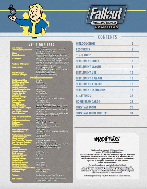 Fallout: Wasteland Warfare - Homestead Rules Expansion PDF – Modiphius ...