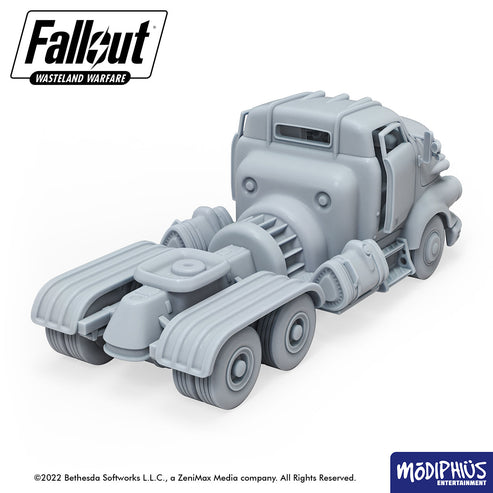 Fallout: Wasteland Warfare - Print at Home - Flatbed Truck STL ...