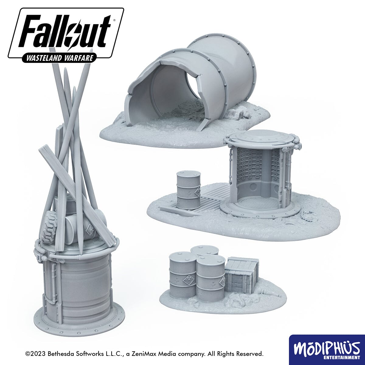 Fallout: Wasteland Warfare - Print at Home - Metal Dome