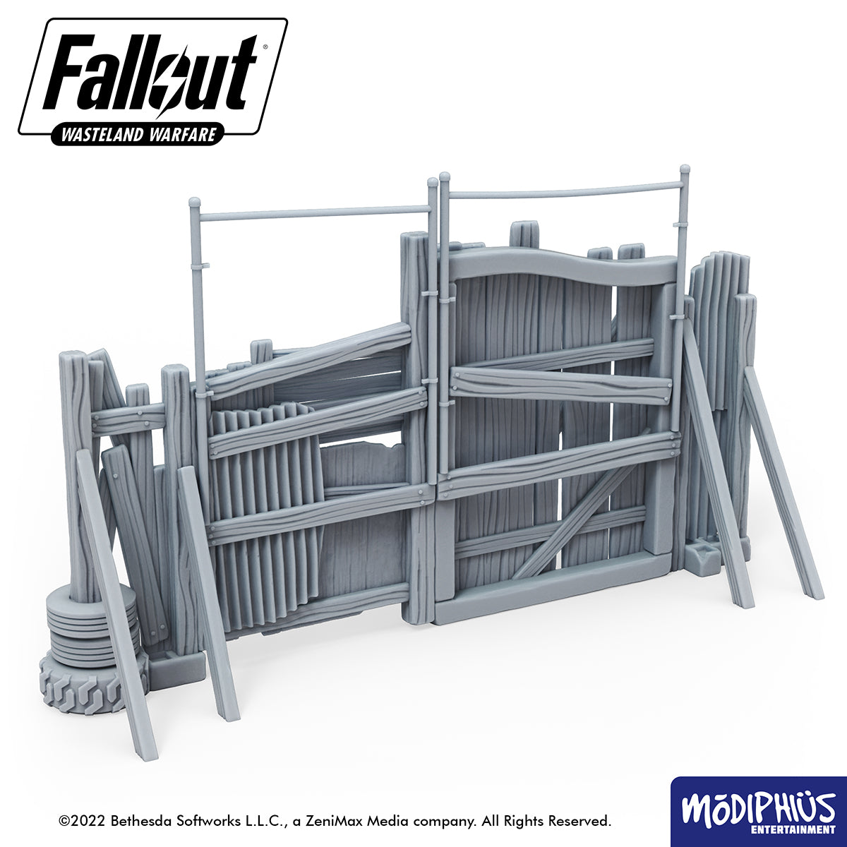 Fallout: Wasteland Warfare - Print At Home - Settlement Walls STL