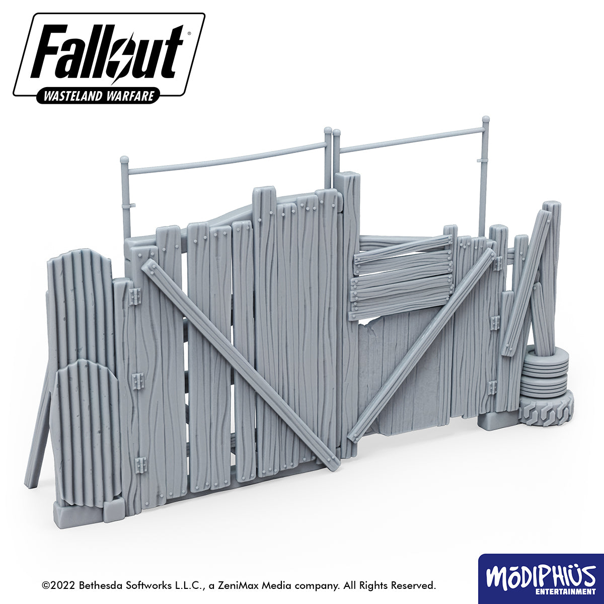 Fallout: Wasteland Warfare - Print At Home - Settlement Walls STL