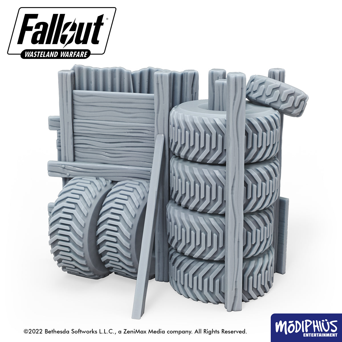 Fallout: Wasteland Warfare - Print At Home - Settlement Walls STL
