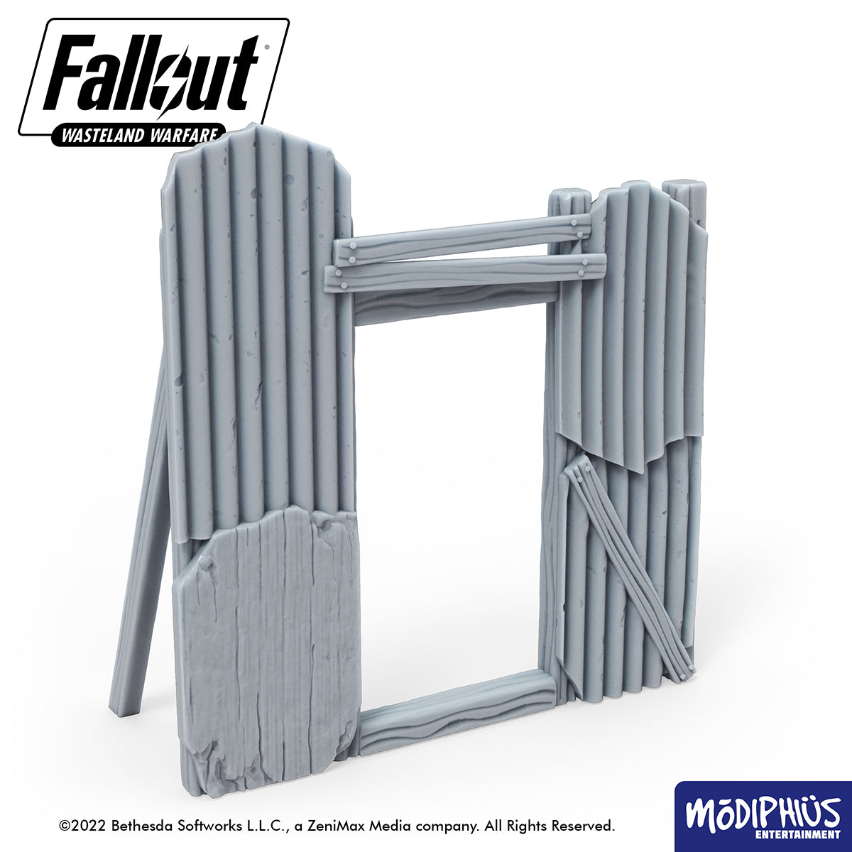 Fallout: Wasteland Warfare - Print At Home - Settlement Walls STL