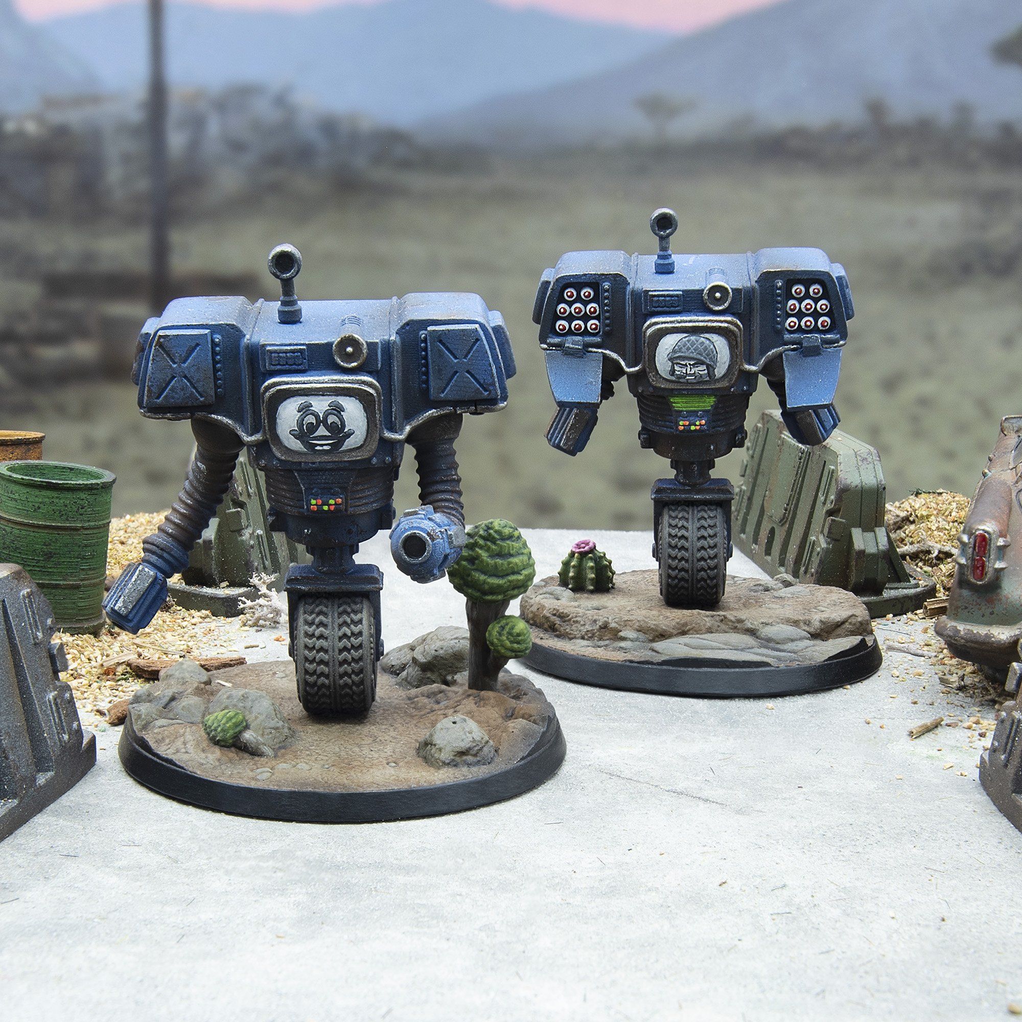 Fallout: Wasteland Warfare Models - Robots: Assaultrons & Protectrons ...