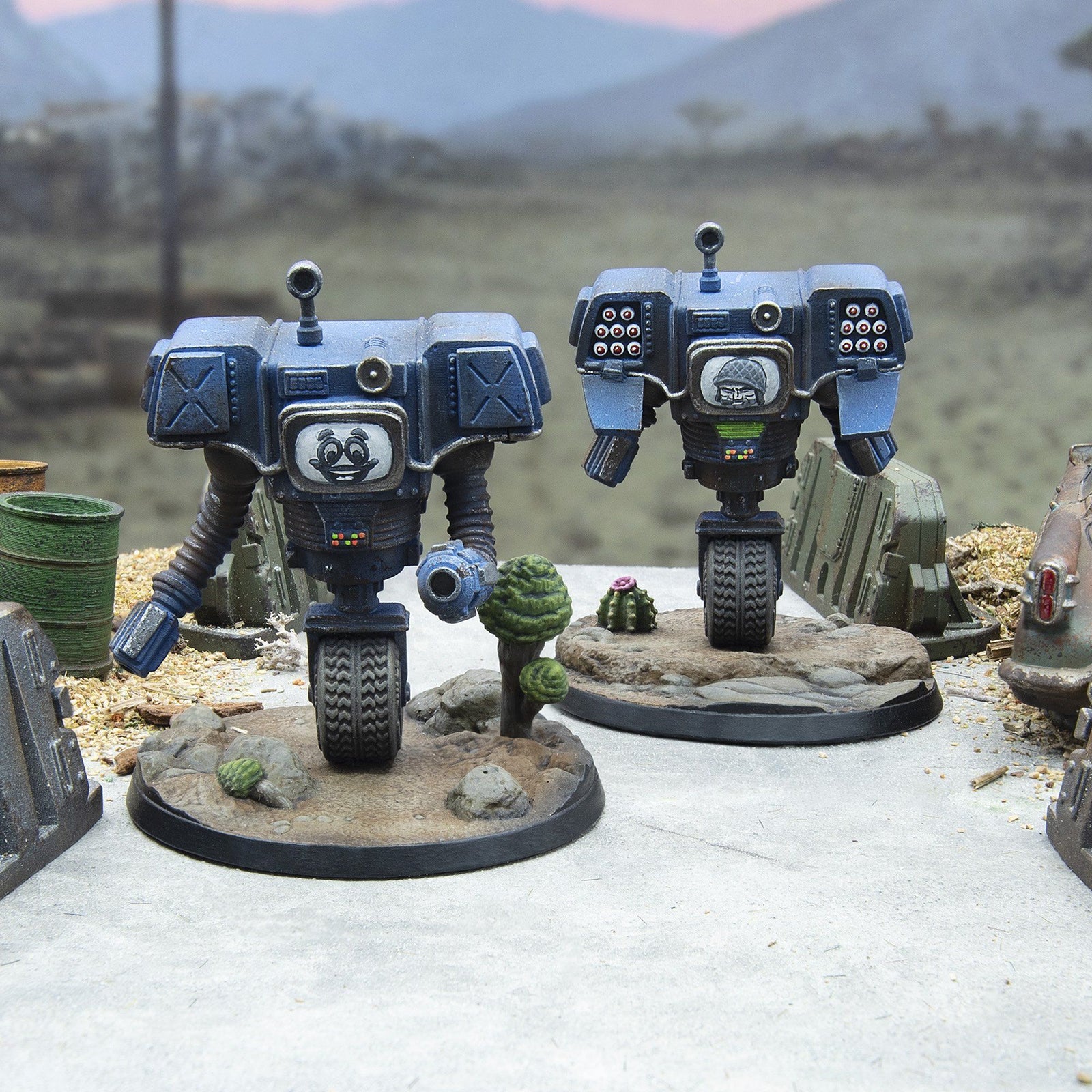 Fallout: Wasteland Warfare Models - Robots: Assaultrons & Protectrons