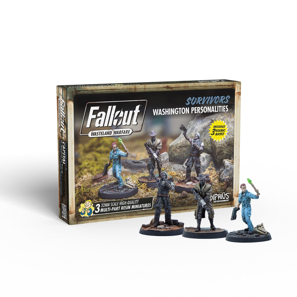 Fallout: Wasteland Warfare - Survivors: Washington Personalities ...